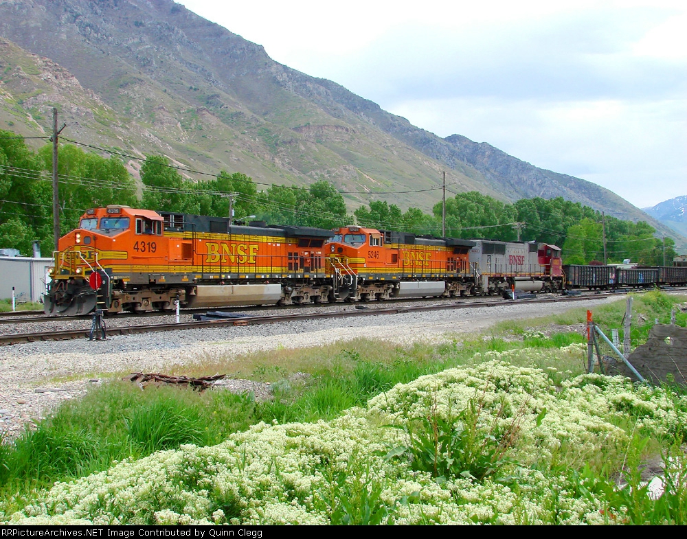 BNSF's Denver-Provo Manifest.Ironton,Utah.May 23.2010.